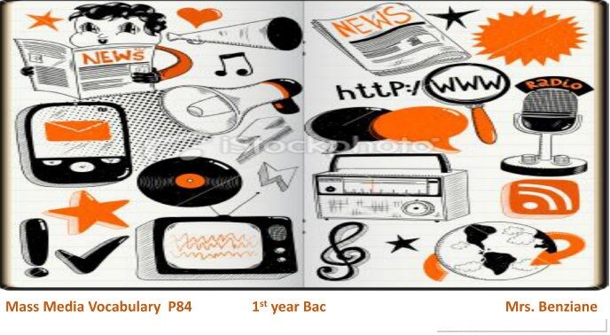 Vocabulary Mass Media ppt.